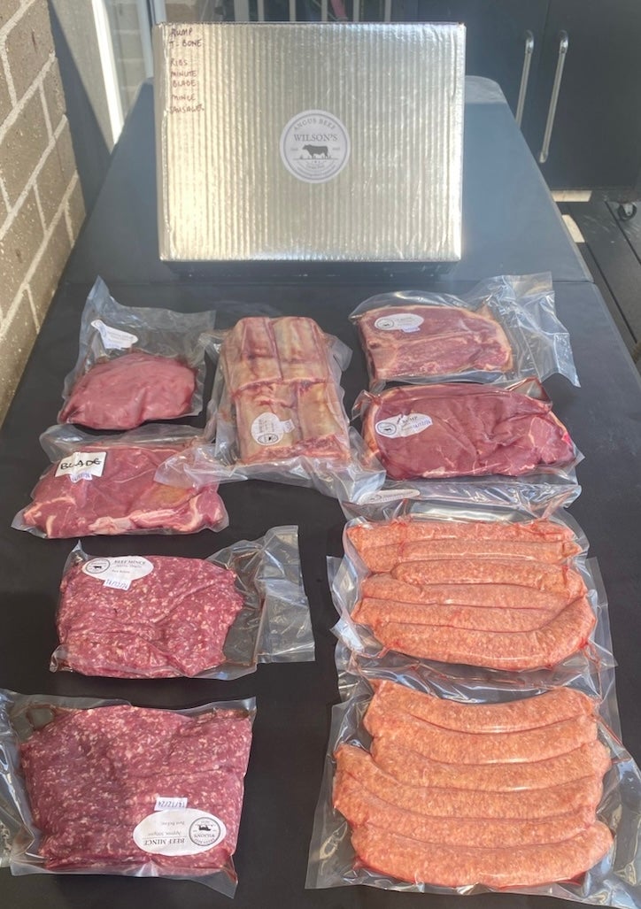 5 kg Beef Box, $140 ($28 / Kg) | Wilson's Angus Beef